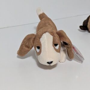 Ty | Toys | Tracker Ty Plush Dog In Brown And White | Poshmark
